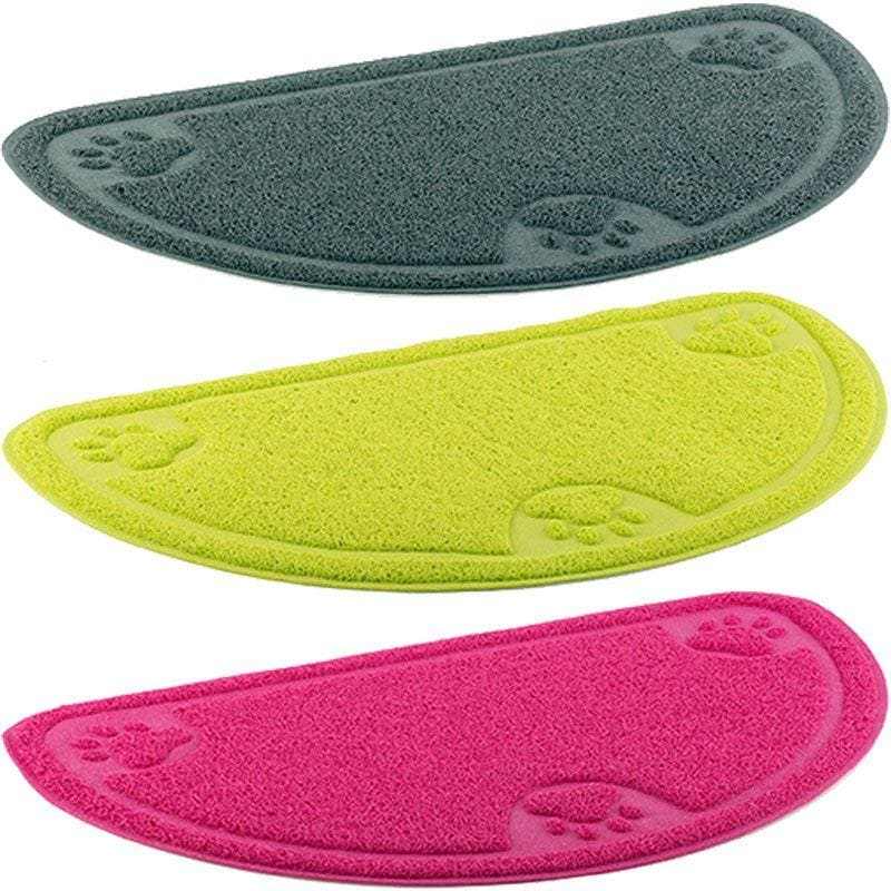 Ancol D- Shaped Dog Feeding Mat - Various colours
